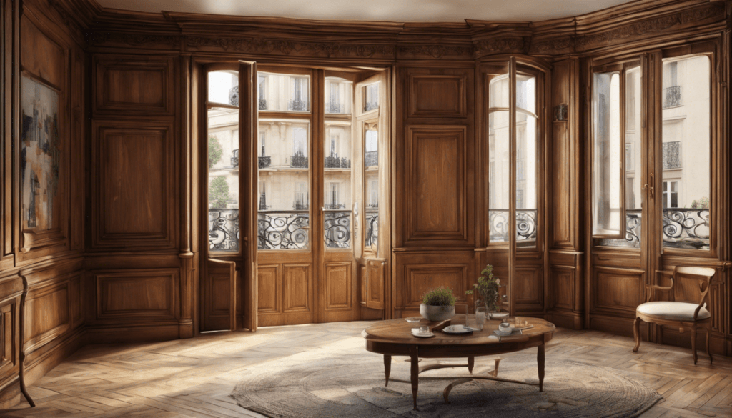 Menuiseries en Bois : L'Authenticité 🪵 pour un Habitat Parisien Chic 🏡